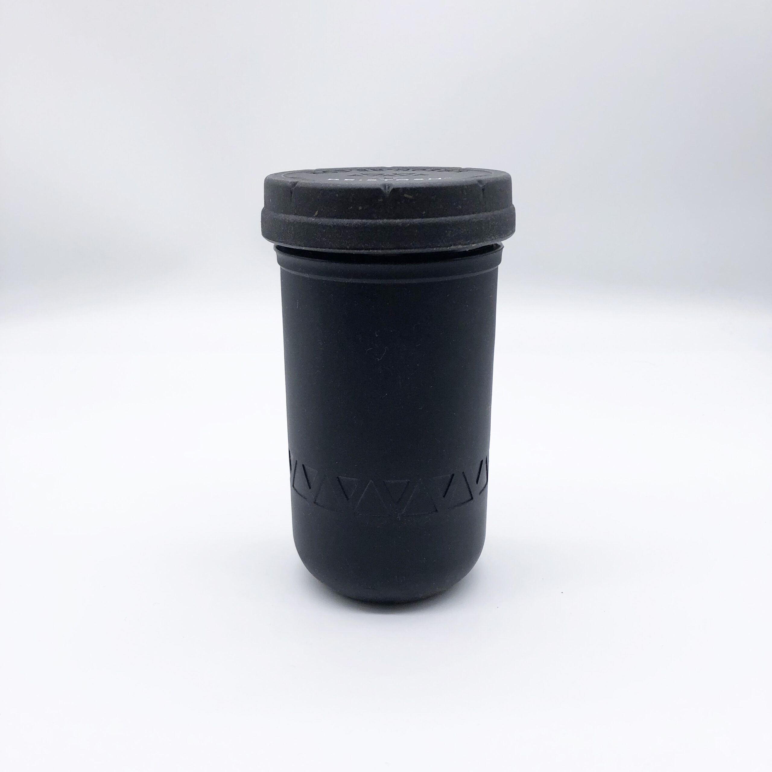 RE:STASH 12oz Black Mason Stash Jar - The Three Five