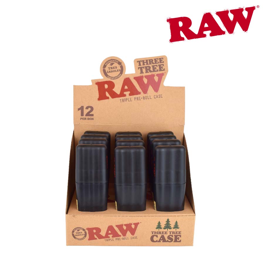 RAW Three Tree Triple Preroll Case - The Three Five
