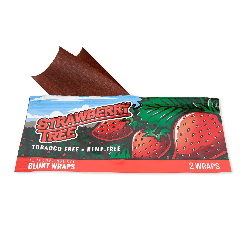 Orchard Beach Terpene Infused Blunt Wraps - Strawberry Tree - The Three ...