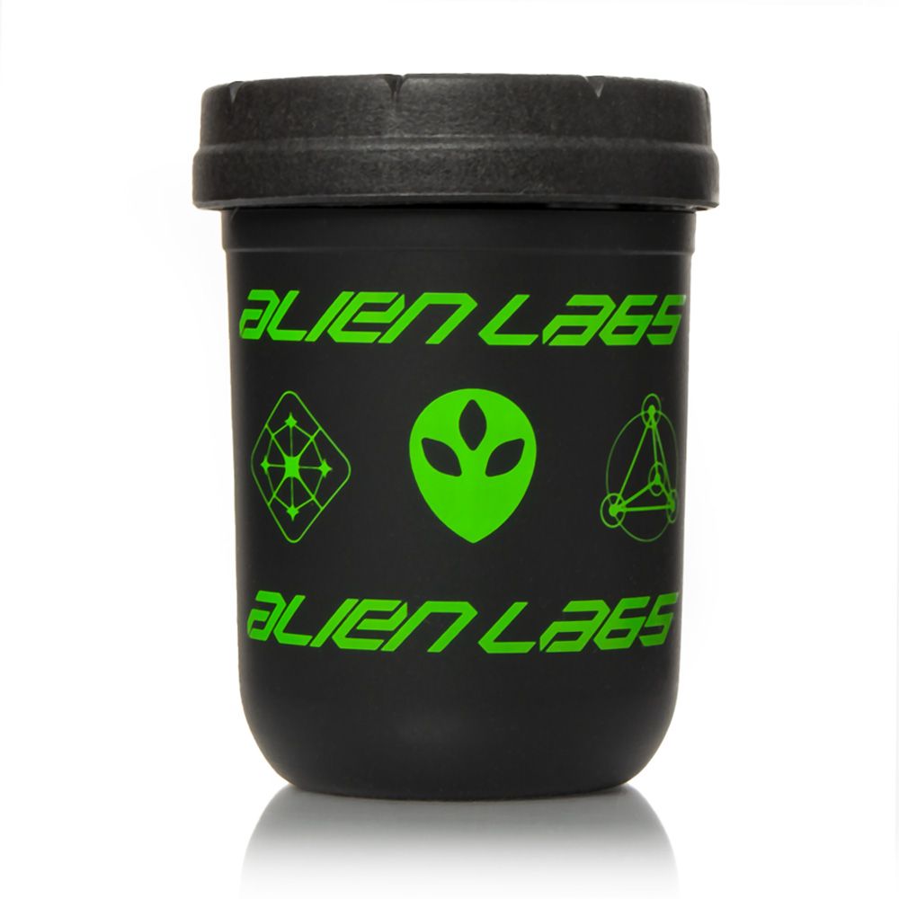 RE:STASH 8oz Mason Stash Jar - Alien Labs - Black & Green - The Three Five